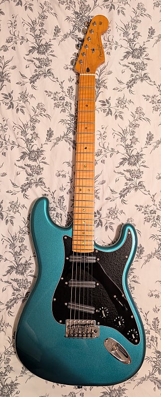 Partscaster Strat, Flamed Maple Neck, GFS XGP Sherwood Green | Reverb