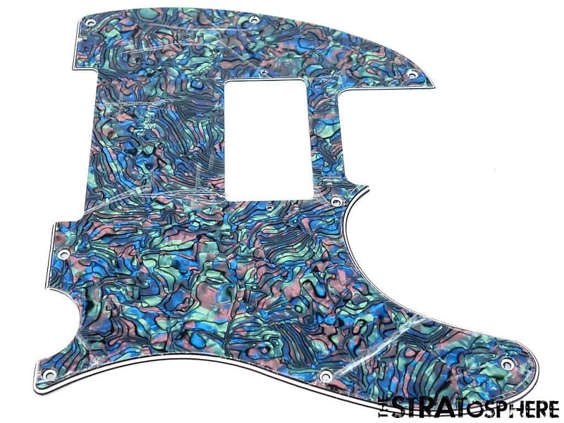 *NEW Abalone Pearl HUMBUCKER Telecaster PICKGUARD for USA | Reverb
