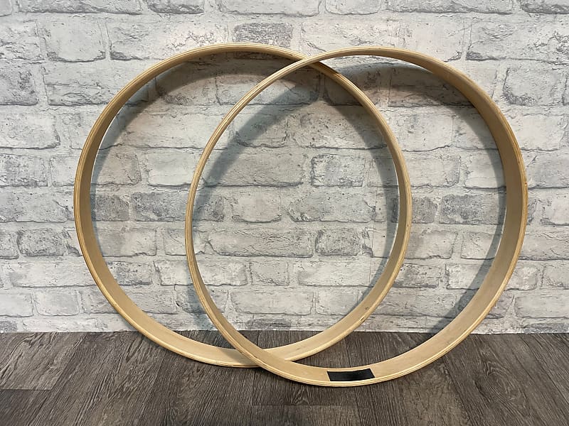Sonor Bass Drum 20” Wooden Hoops Rims Hardware #HH17 | Reverb