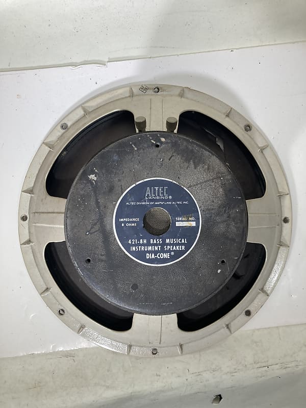 Altec Lansing 421-8H 15" Speaker - AS IS / Project - Needs | Reverb