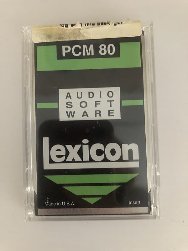 Lexicon PCM80 Scott Martin Gershin Preset Card | Reverb