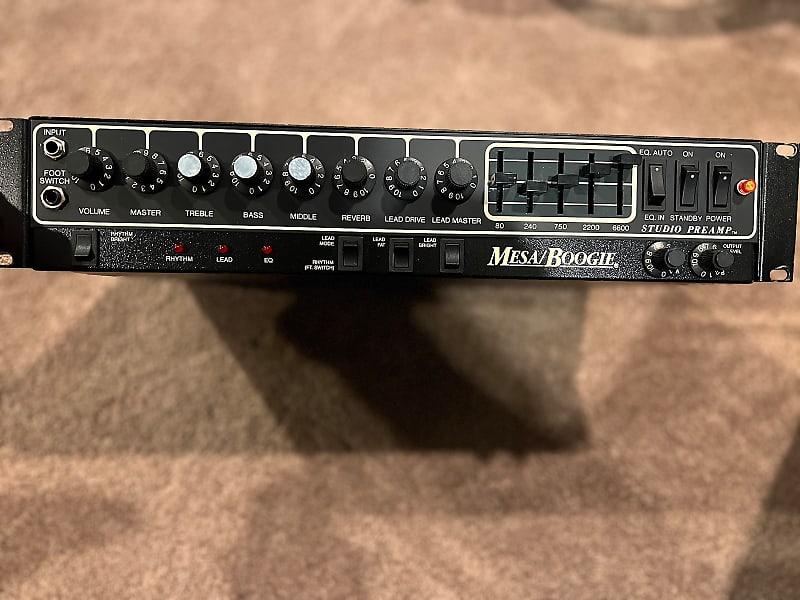 Mesa Boogie Studio Preamp Rack Mount Equalizer | Reverb