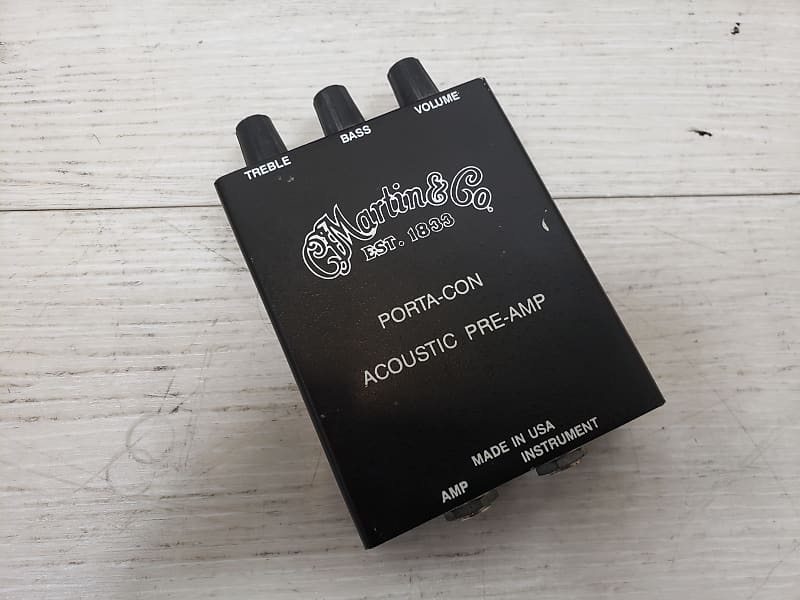 Martin Porta Con Acoustic Preamp 1990's Functional | Reverb