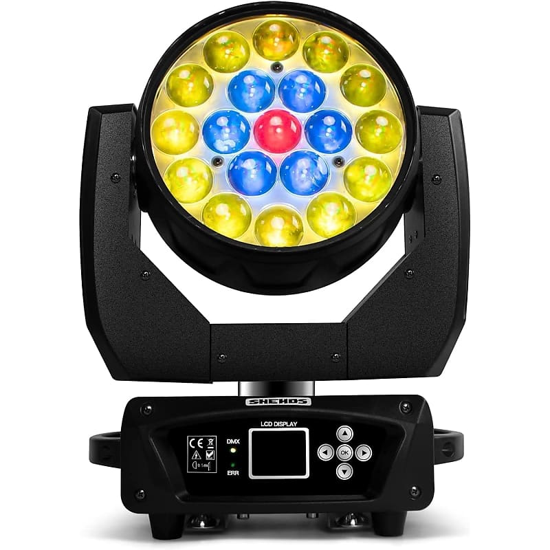 Moving Head Light Led 19X15W Rgbw 4In1 Beam/Wash/Zoom Effect | Reverb