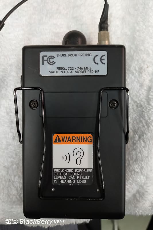 SHURE P7R Wireless Bodypack Receiver | Reverb