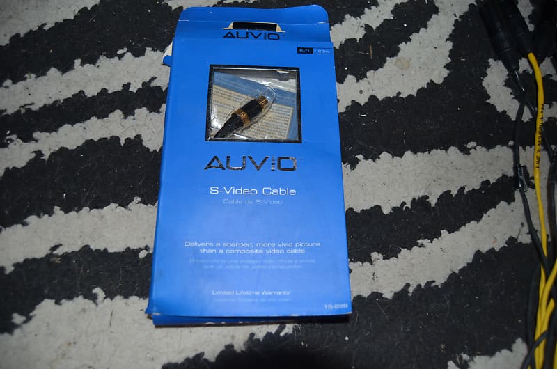 AUVIO S video cable 6 feet snake connector for screen black | Reverb