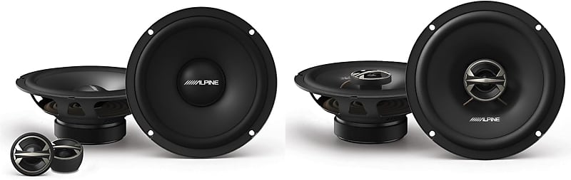Alpine EL-E65C-G 6.5" Component & EL-E65-G Coaxial Speaker | Reverb