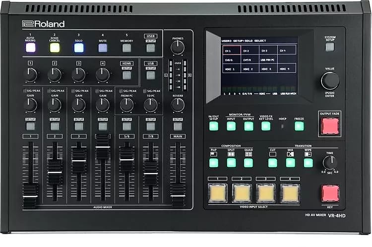 Roland VR-4HD - HD AV Mixer Vr-4HD 2020 Black | Reverb