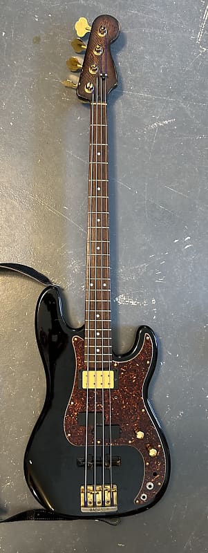 Partscaster Precision Bass 80's - Black and Snakeskin | Reverb