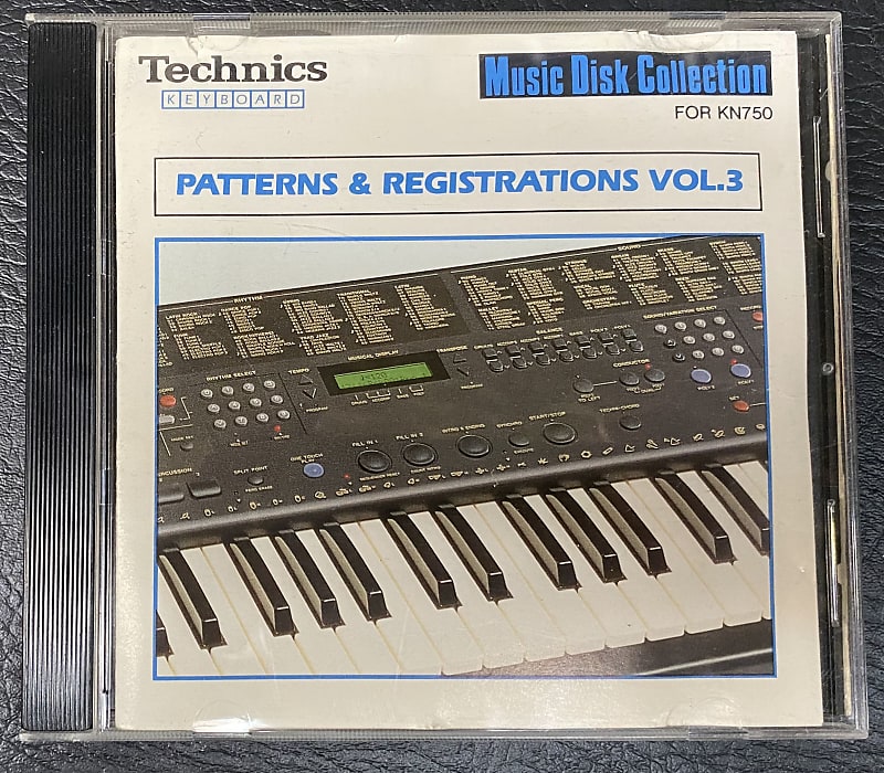 Technics Patterns & Registrations Vol 3 Disk for KN750 | Reverb