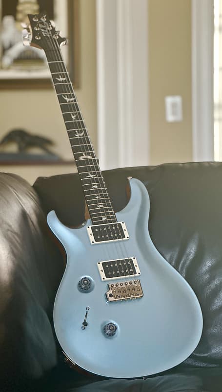 PRS Custom 24 Left Handed - Frost Blue Metallic | Reverb