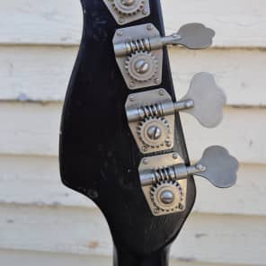 Vintage 1966 Supro Taurus Bass Guitar & OHSC Very Unique | Reverb