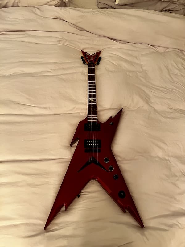 Dean Dime Razorback 2007 Cherry Red | Reverb