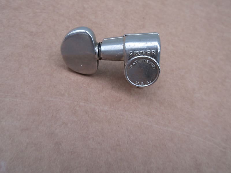 Single Vintage Grover 1960s USA Pat Pending Guitar Tuner | Reverb