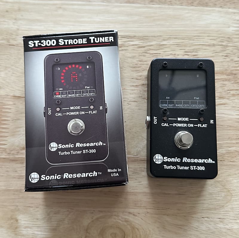 Sonic Research ST-300 Strobe Turbo Tuner 2010s - Black | Reverb