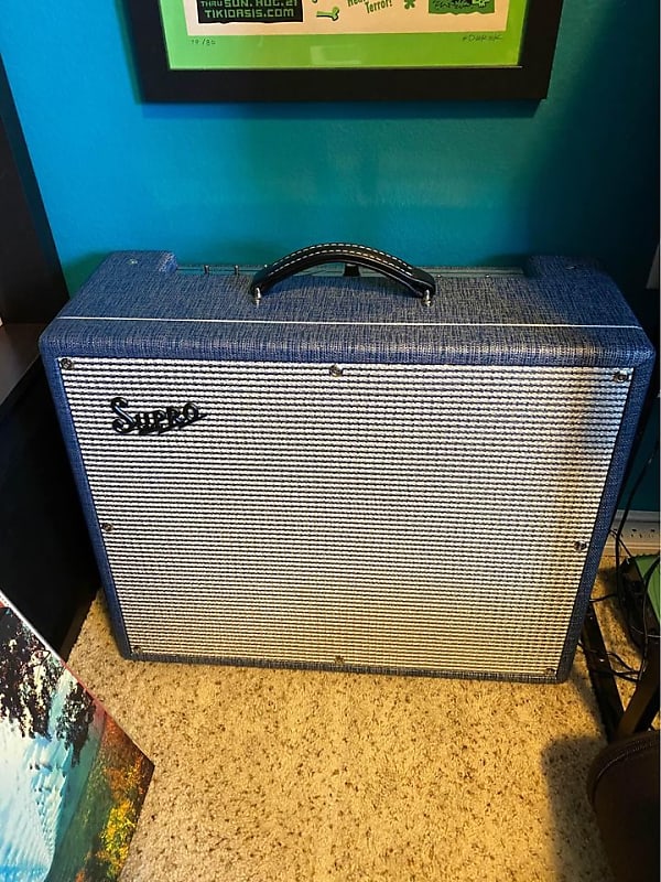 Supro S6422 Thunderbolt MKII 2018 - Blue Rhino | Reverb