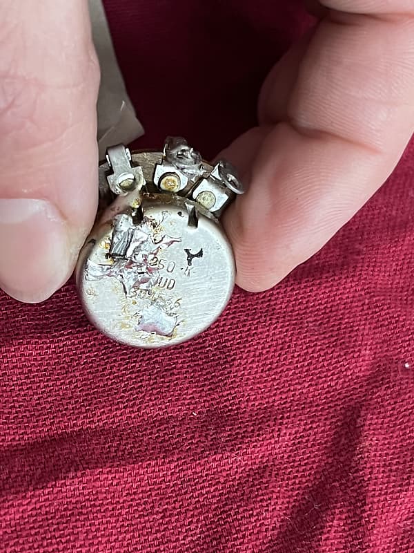 1955 Fender Stratocaster guitar volume pot | Reverb