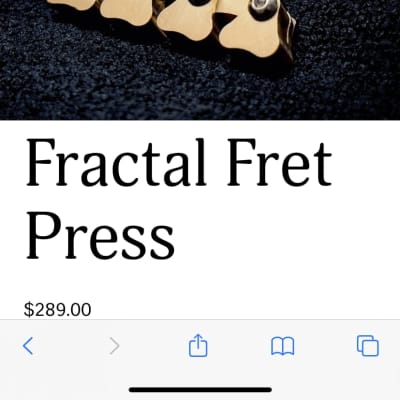 J Edwards Fractal Fret Press 2024 | Reverb