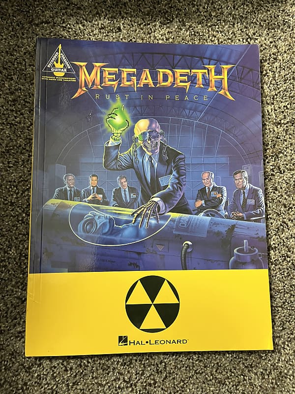 Guitar tab Megadeth Rust in Peace and Countdown to Extinction | Reverb