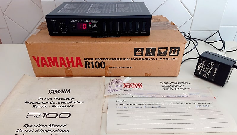 YAMAHA R100 Stereo Reverb + Delay Made in Japan 1989 | Reverb