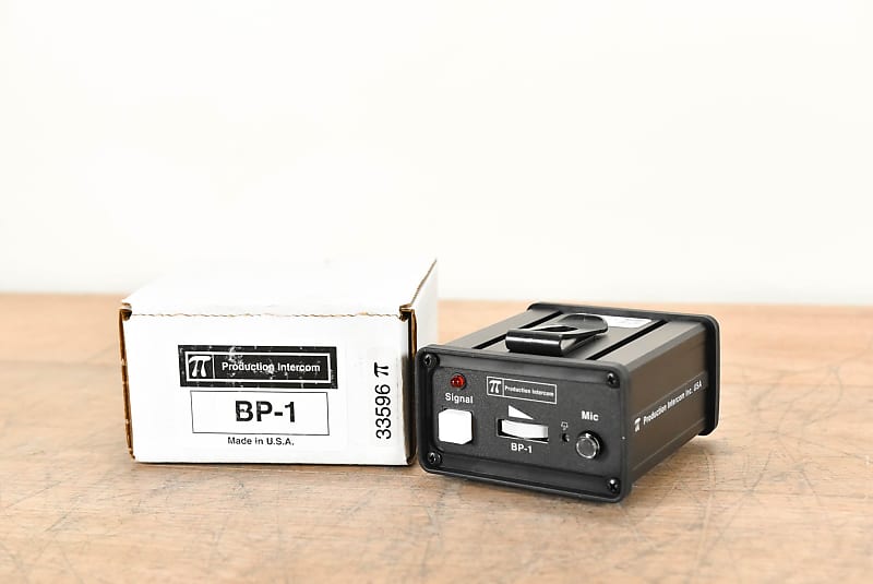 Production Intercom BP-1 Single-Circuit Headset Station Belt | Reverb