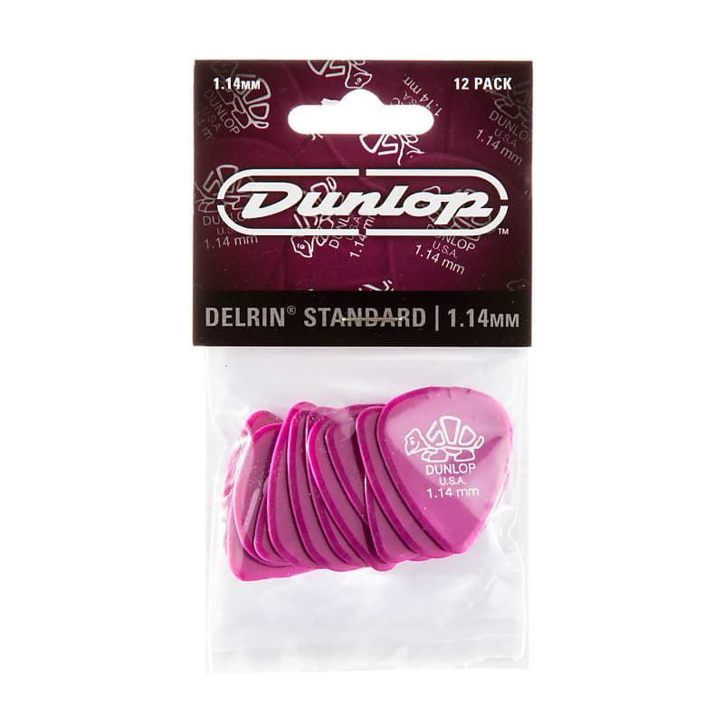 Dunlop Player's Pack | Delrin 500 Pick 1.14mm | 12-Pack | Reverb