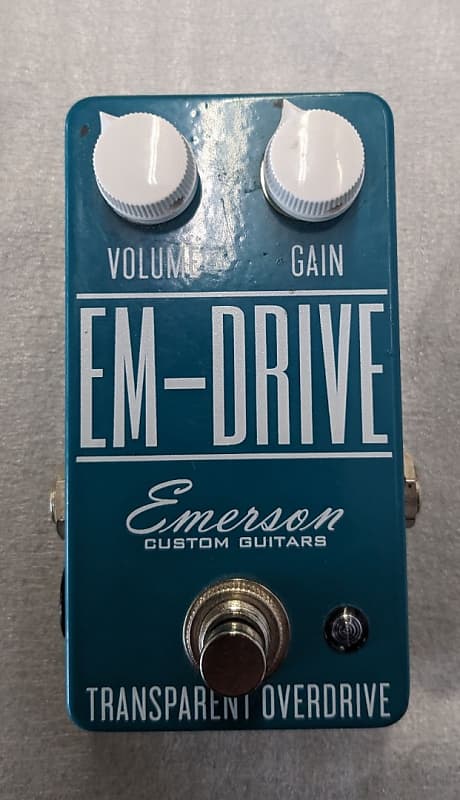 Emerson Custom EM-Drive Transparent Overdrive Guitar Effect | Reverb