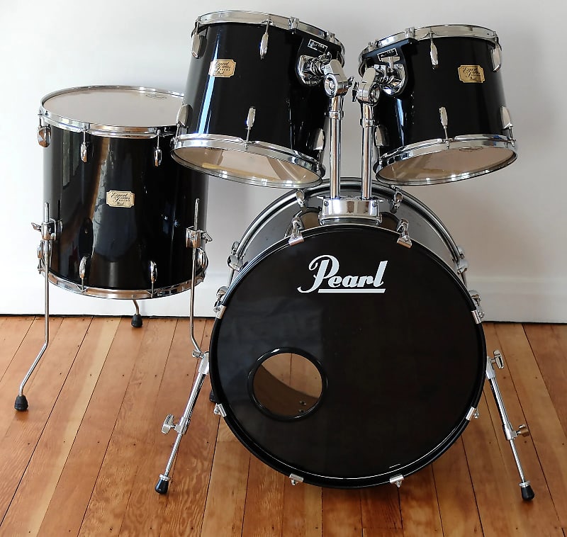 Pearl Export Series 2001 Shell Pack in Black VGC Players Kit | Reverb
