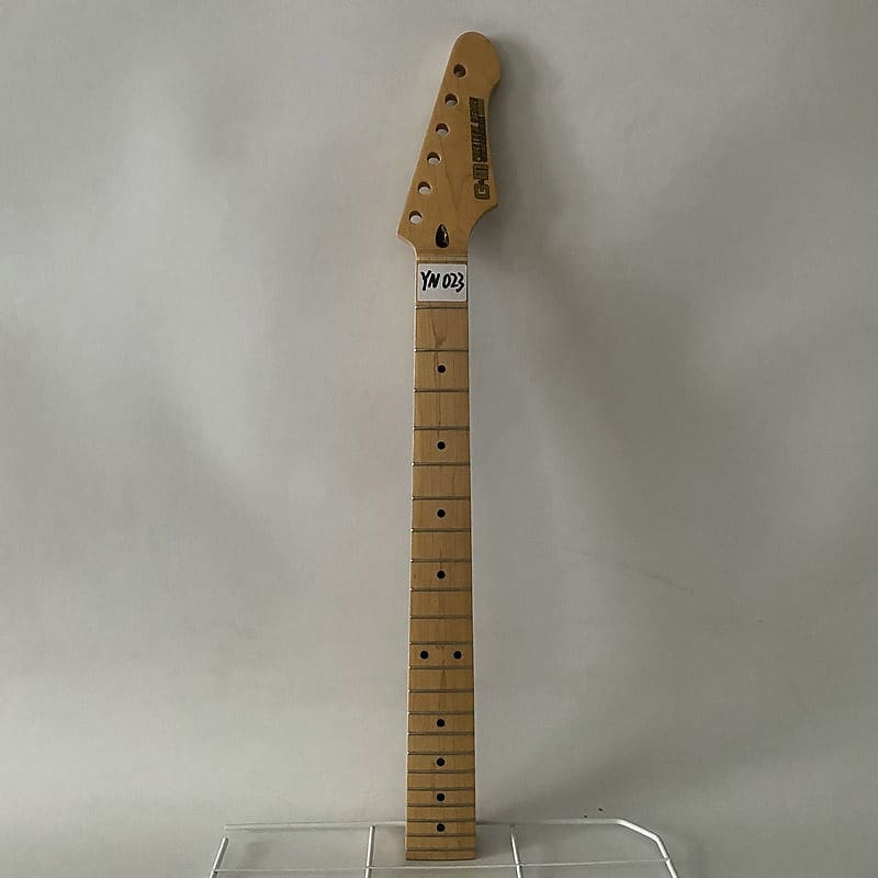 Strat Style Maple Wood Guitar Neck and 22 Frets Fretboard | Reverb