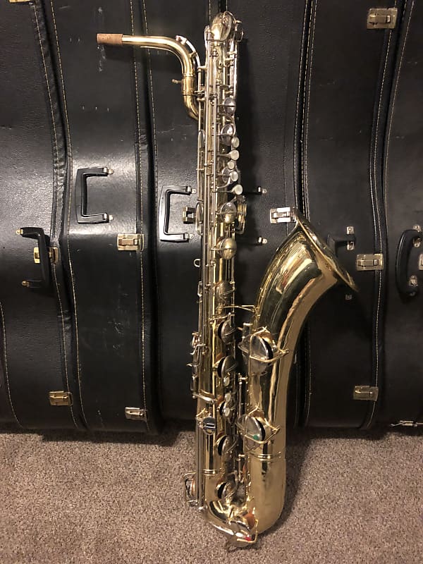 Conn 12M Bari Baritone Saxophone with Case, Neck and Jupiter | Reverb