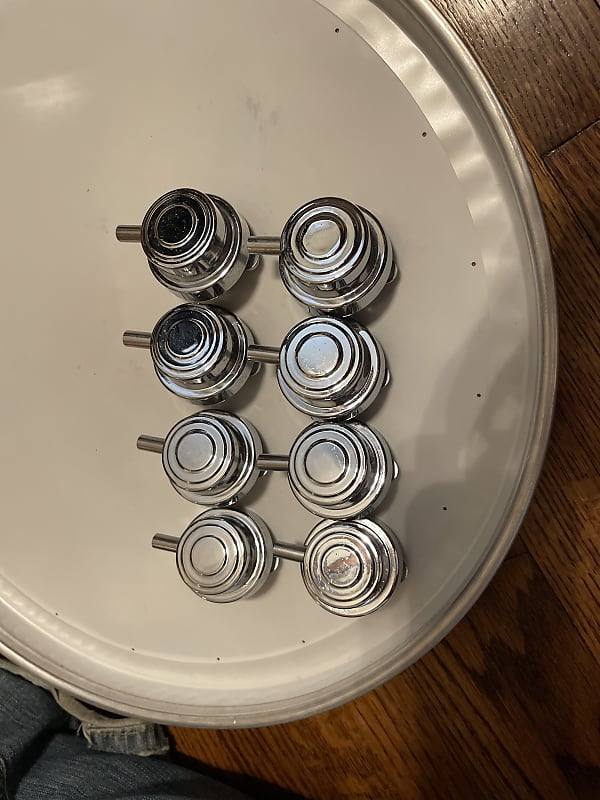 DW Collectors Chrome Tom or 8” deep snare lugs (8) w/screws | Reverb