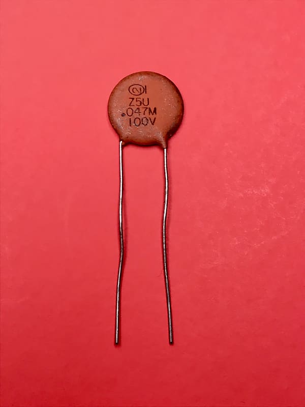 Sprague NOS Sprague .047 uF Z5U 100V ceramic disc capacitor | Reverb