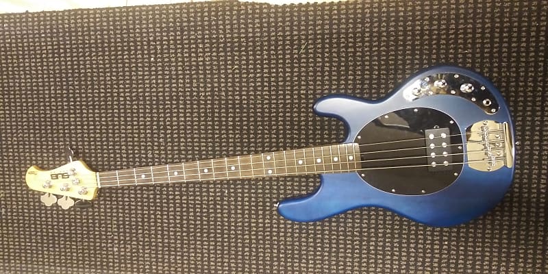 MusicMan SUB Ray 4 Trans Blue Satin Bass | Reverb UK