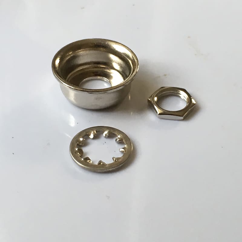 Chrome Relic Fender Relic Tele Output Jack Cup Guitar NOS | Reverb