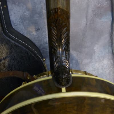 Samick Masterpiece 5 String Resonator Banjo with Gold | Reverb