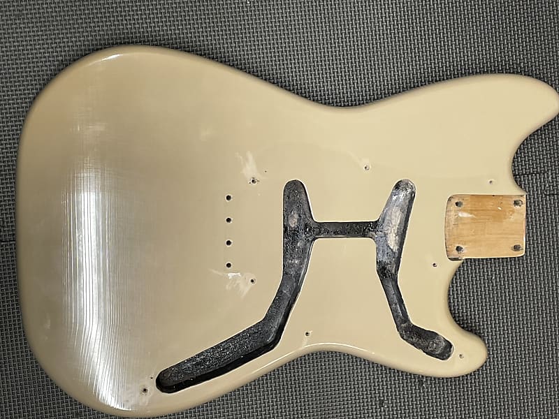 Fender Musicmaster 1958 Tan MJT refinished Body 1957 1956 | Reverb