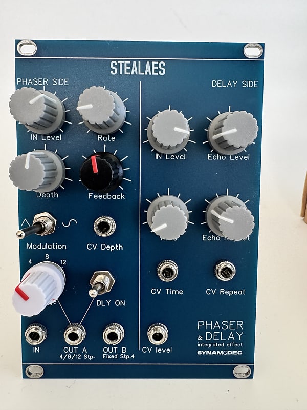 Synamodec - Stealaes Analog Phase Shifter and Delay Processor | Reverb