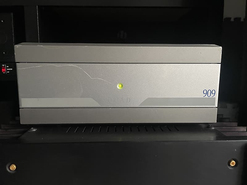 QUAD 909 British Stereo Power Amplifier 140Watts Per Channel | Reverb