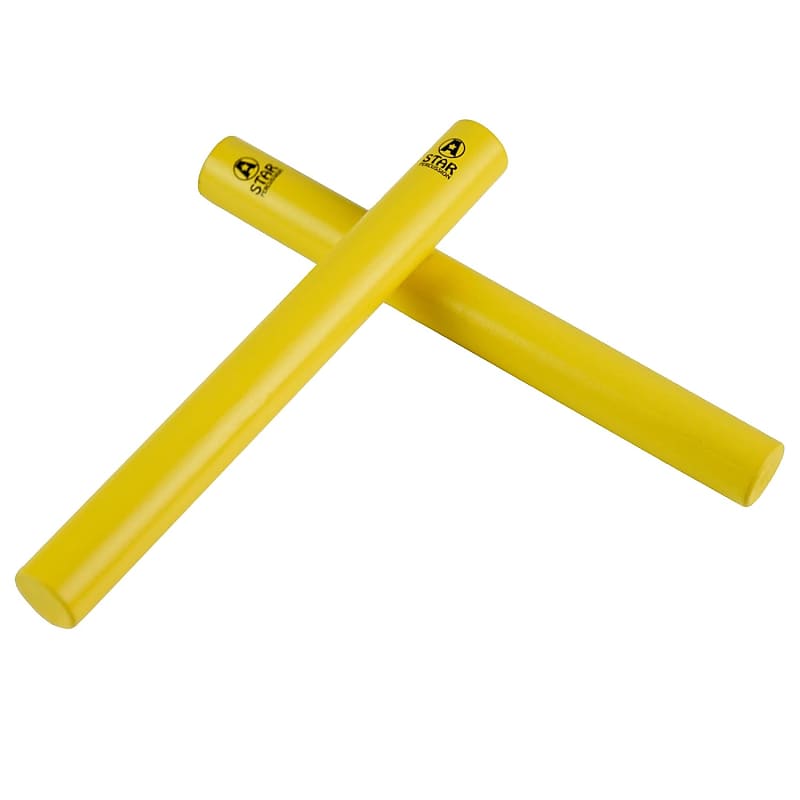 Yellow Wood Claves, 20Cm - 2Pcs/Pair - Handheld Rhythm | Reverb UK
