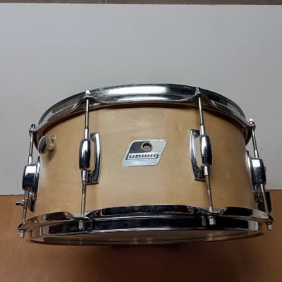 Ludwig 6.5 x 14 vintage upgraded USA rocker snare 3 ply maple | Reverb