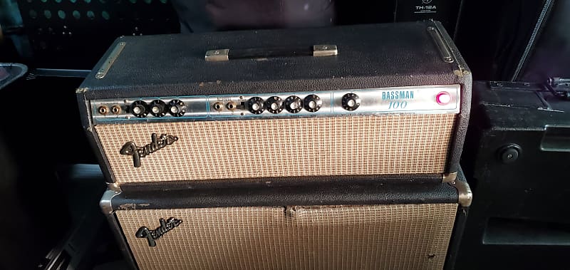 Vintage Fender Bassman 100 Half Stack w/ Fender Bassman 70 | Reverb