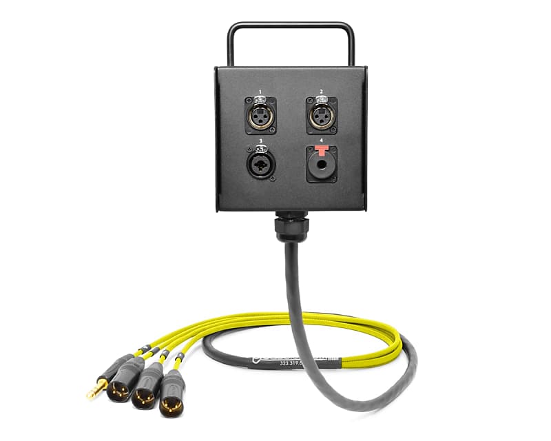 4-Channel Studio Wall Box / Stage Box | Mogami 2931 & Neutrik | Reverb