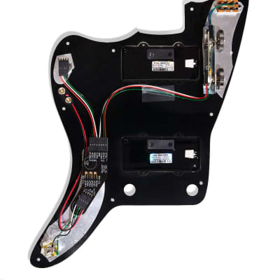 EMG JMaster Pickguard System Black Active Jazzmaster Pickups | Reverb