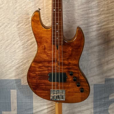 Custom 4-String Fretless Bass 2005 - Natural | Reverb
