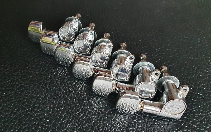 1970s-1980s Schaller Tuners In Line Chrome /Vintage Tuning | Reverb