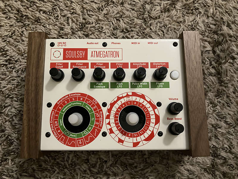 Soulsby Synthesizers Atmegatron 8 Bit Chiptune Synth Module Reverb