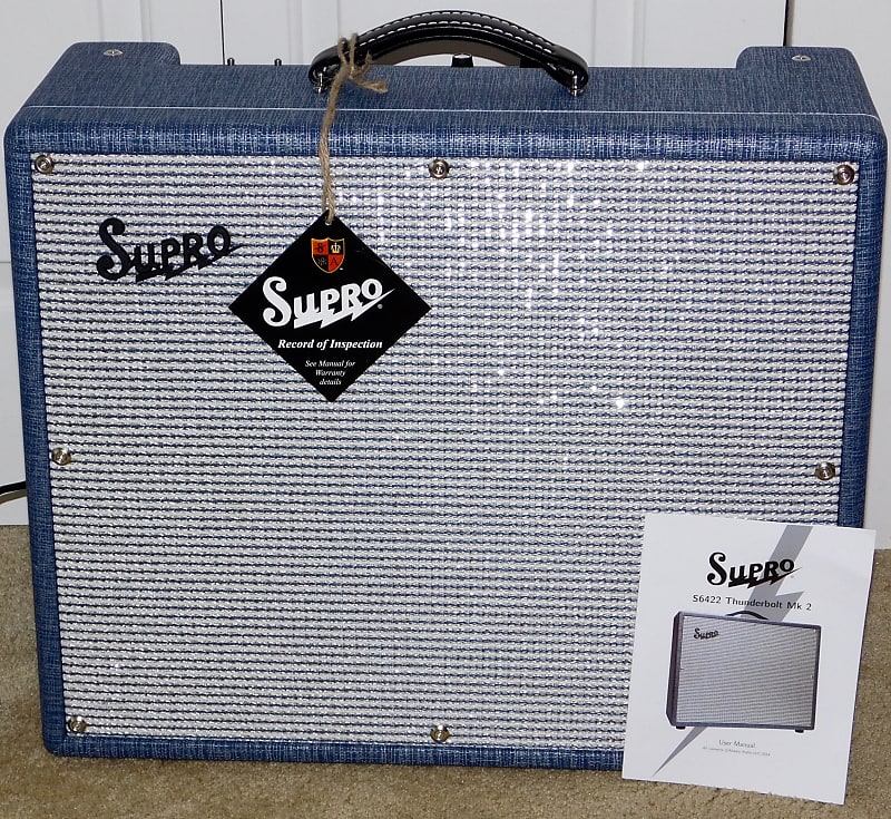 Supro S6422 Thunderbolt MKII 35/65-watt 1x15" Tube Combo Amp | Reverb