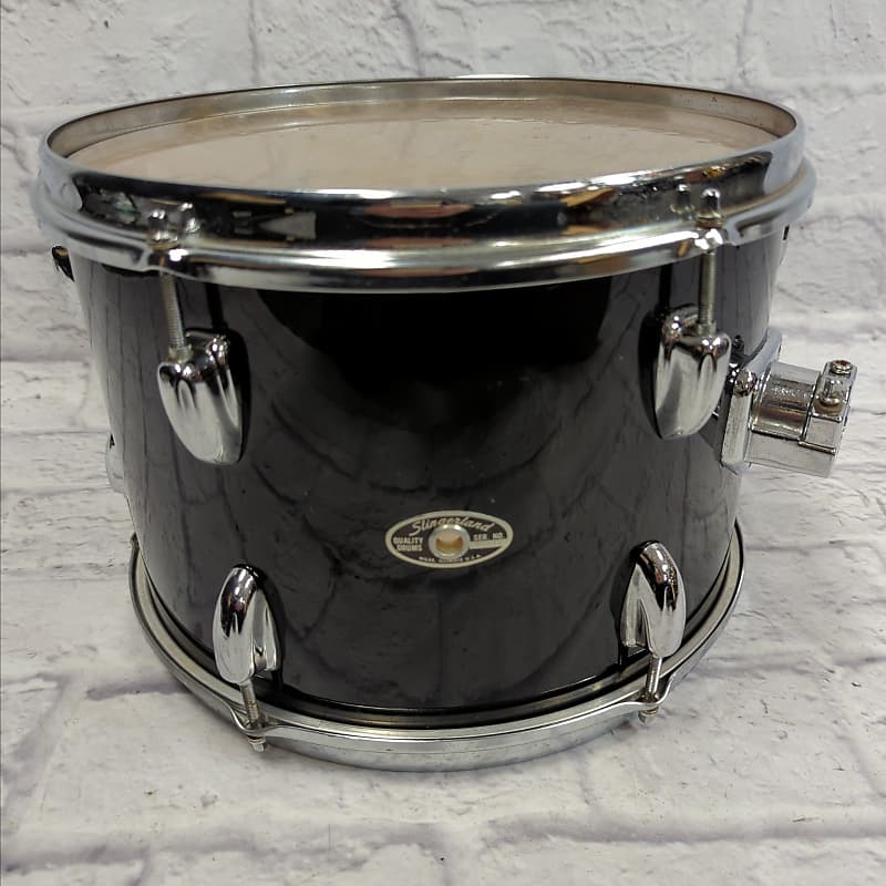 Slingerland 13 Rack Tom 1980s Black | Reverb