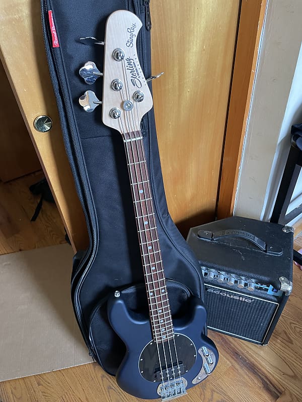 Sterling StingRay Ray4 2018 - 2020 - Trans Blue Satin | Reverb