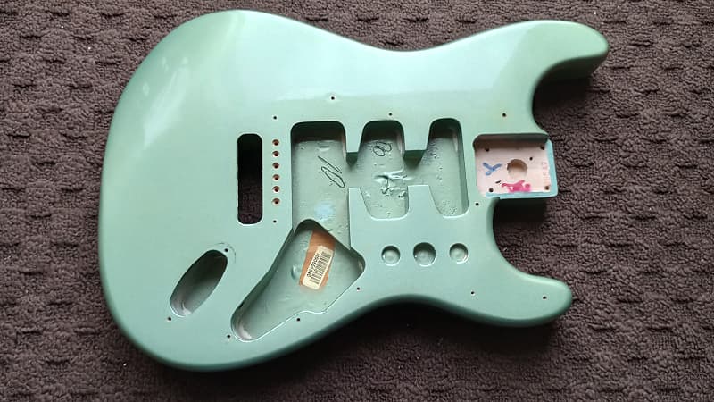 Fender Standard Stratocaster Body Sage Green | Reverb